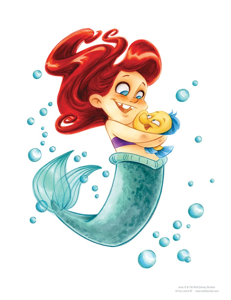 flounder ariel