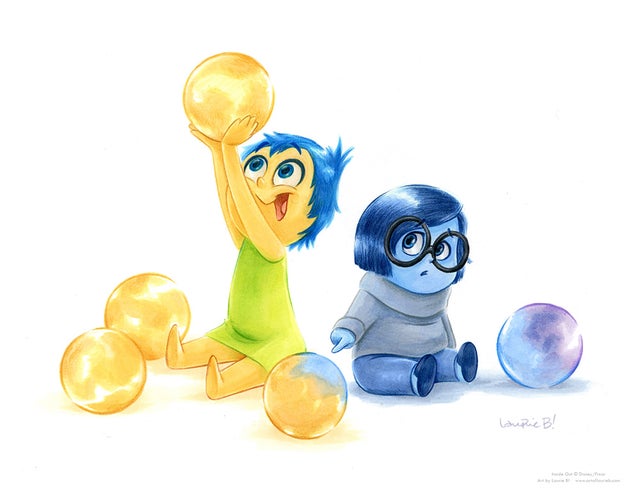 how to draw baby joy from inside out