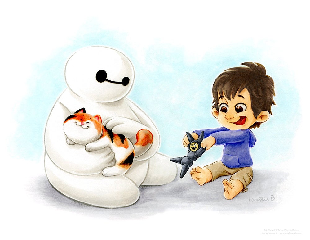 Baymax Big Hero 6 Hairy Baby